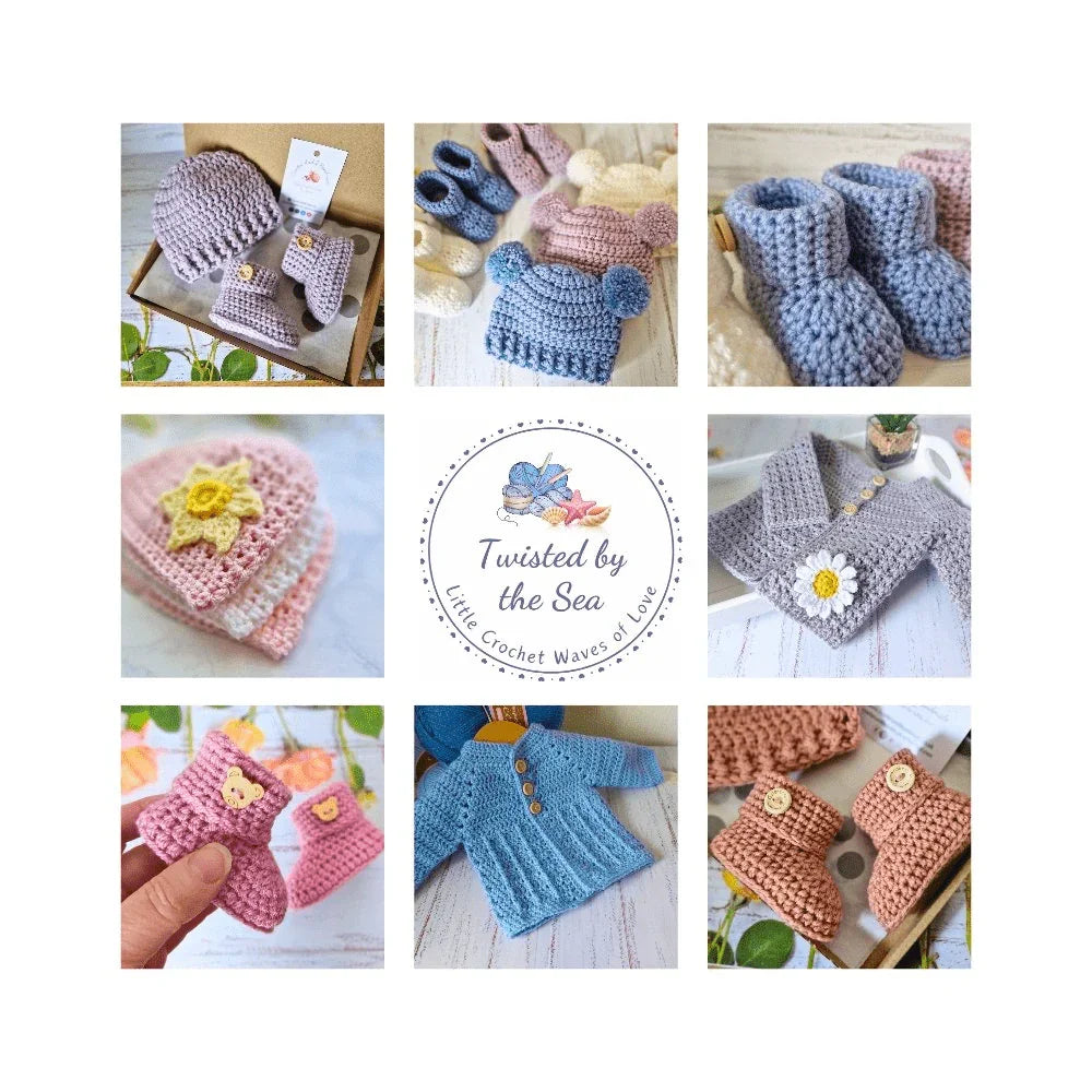 Handmade Crochet Baby Gifts UK – Newborn & Baby Shower Gifts – Twisted ...