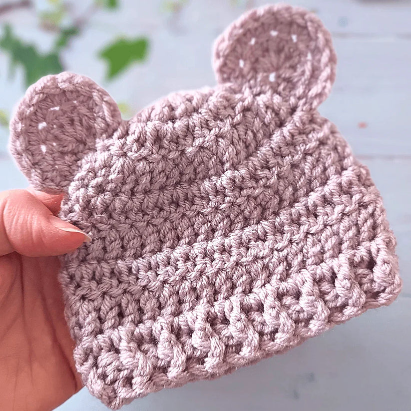 Teddy Bear Crochet Hat & Bootie Set – Handmade Baby Gift (0-6 Months ...
